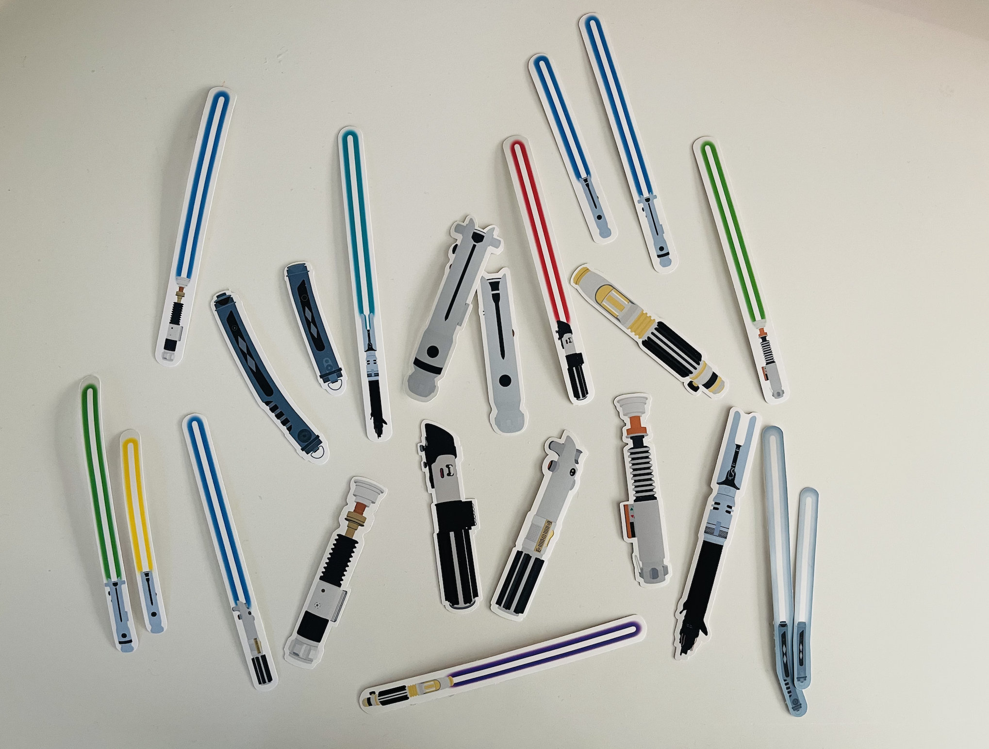 Lightsaber Stickers Star Wars Stickers - Etsy Australia