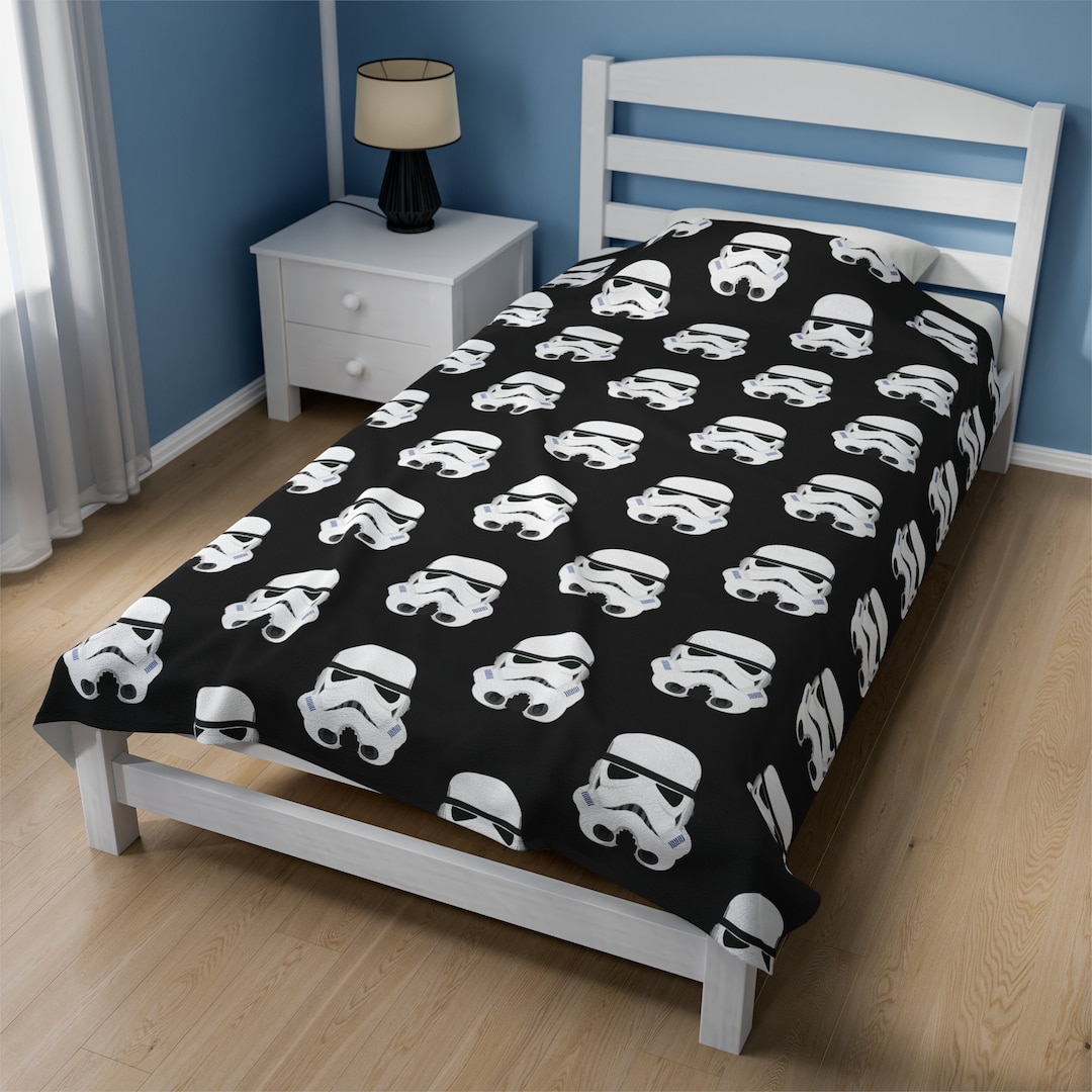 Stormtrooper Plush Blanket | Star Wars Blanket | Star Wars Gifts ...