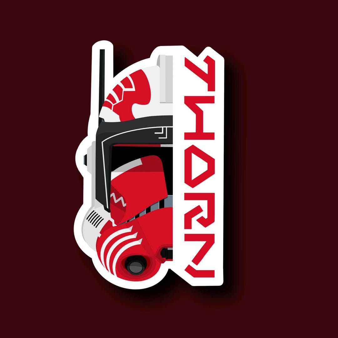 Thorn Name Stickers | Star Wars Vinyl Stickers | Clone Wars | Star Wars ...