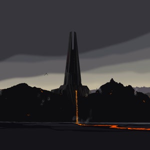 Vader's Castle / Fortress Vader - Mustafar - Darth Vader - Star Wars ...