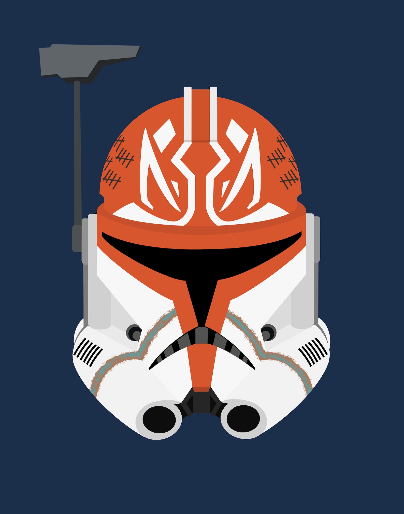 Captain Rex Ahsoka/332nd Overlay Clone Wars Star Wars - Etsy