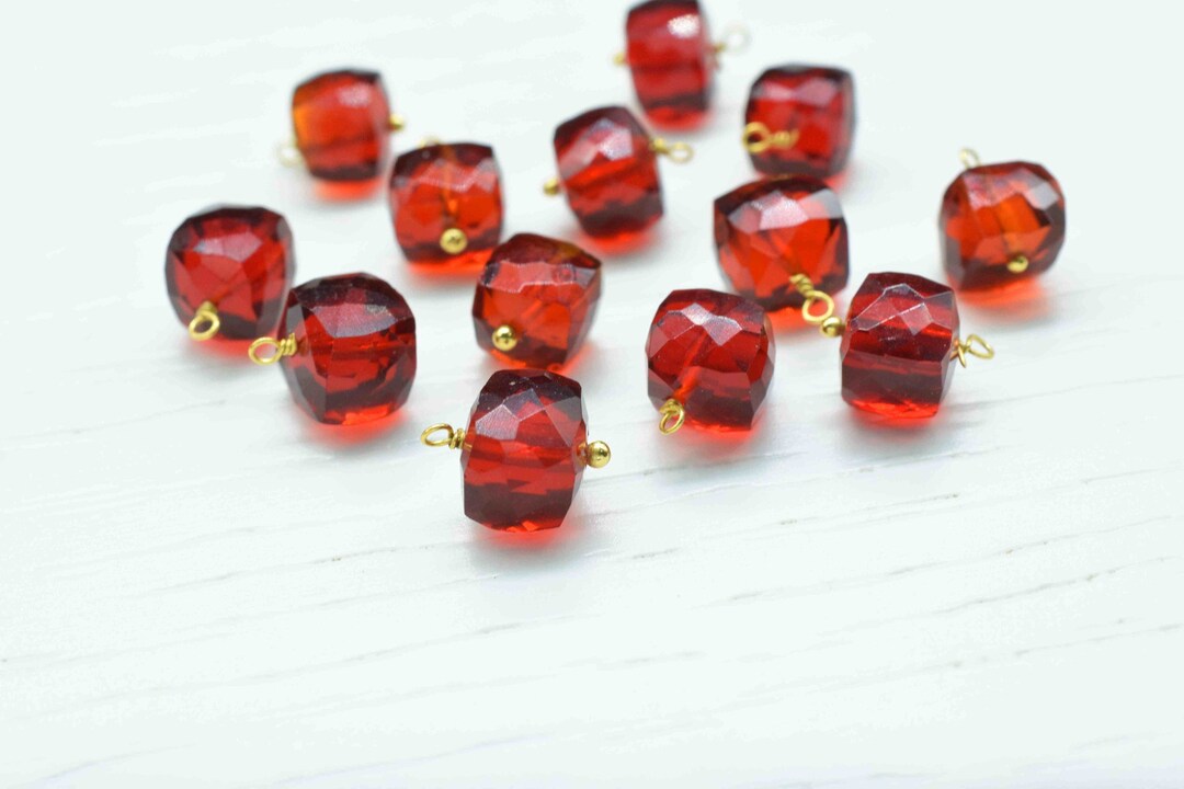 Garnet Quartz Pendant Connectors,garnet Quartz Square Pendant,garnet ...