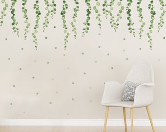 Large Hanging Vine Decal - Etsy