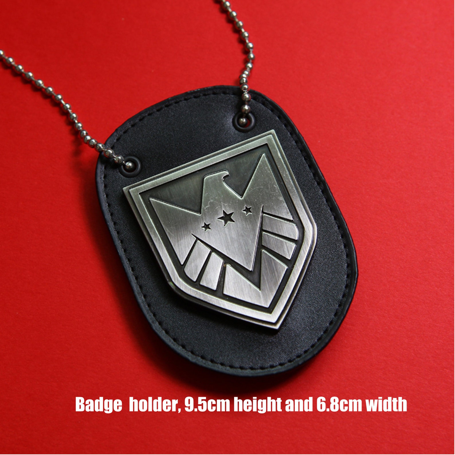 Shield ID Card Holder Shield Badge Card Slot Metal Badge - Etsy UK