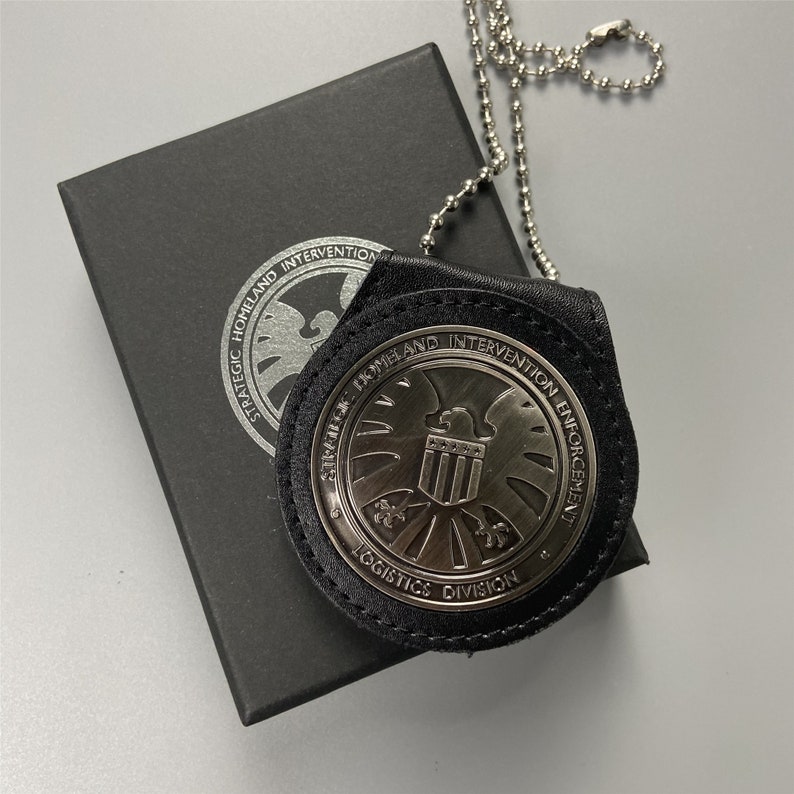 S.H.I.E.L.D. Badge Necklace Badge Chain Badge Belt Accessories | Etsy