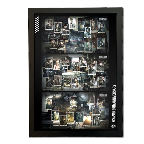 Resident Evil Character Poster - Etsy