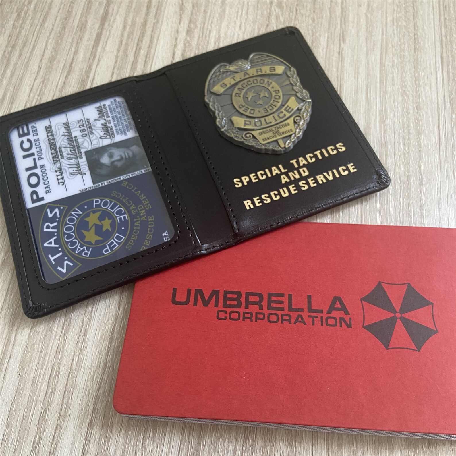 Resident Evil Wallet ID Card Resident Evil Holder Resident | Etsy