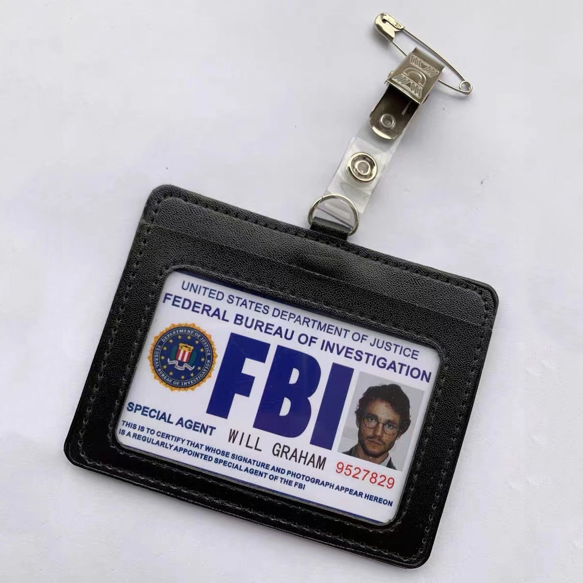 Hannibal TV Show Fbi Badge Hannibal FBI Chest Card Holster - Etsy