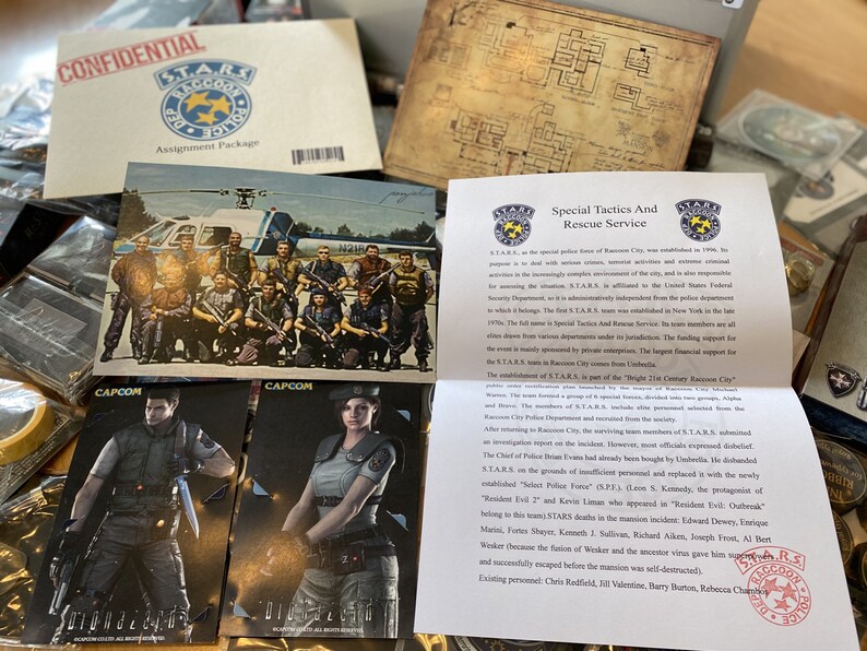 Resident Evil File S.T.A.R.S. Confidential File Spencer - Etsy