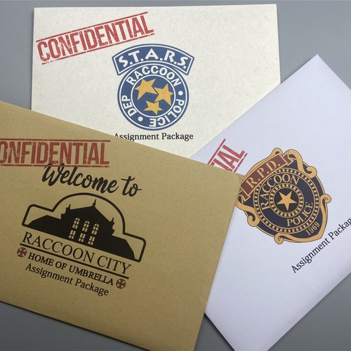 Resident Evil File Raccoon Police Secret File S.T.A.R.S. - Etsy