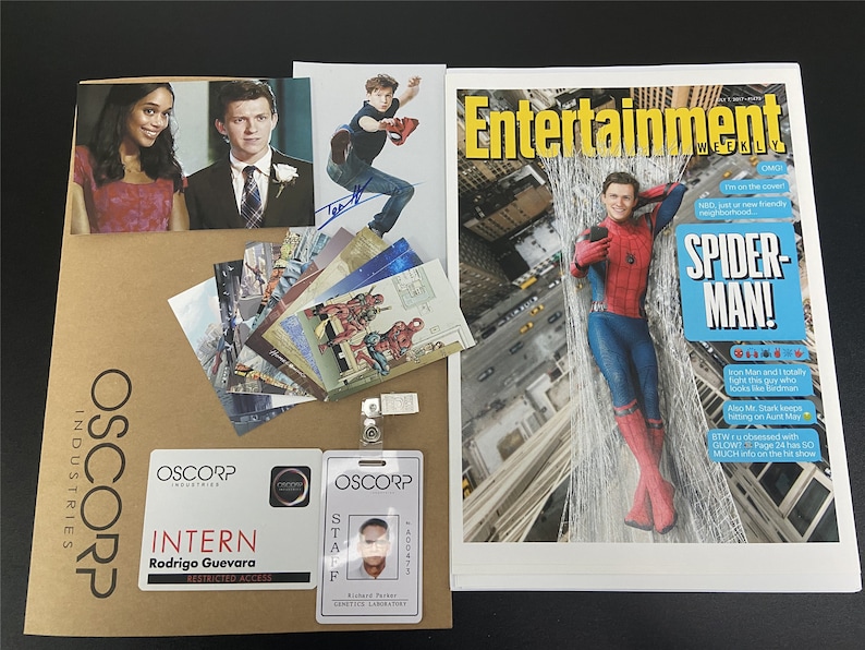 Spiderman File S.H.I.E.L.D Top Secret File Peter Parker Folder Spider ...