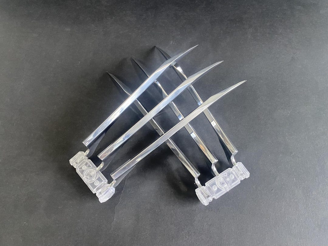 Wolverine Cosplay Props 2 Pcs Wolverine Claws X-men Cosplay Metal Claws ...