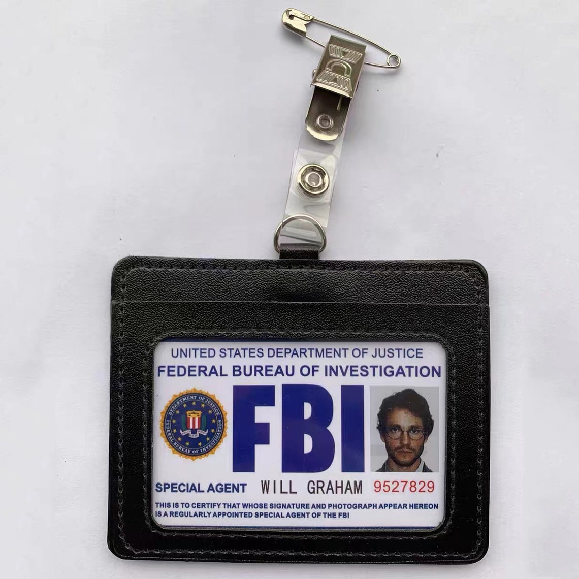 Hannibal TV Show Fbi Badge Hannibal FBI Chest Card Holster - Etsy
