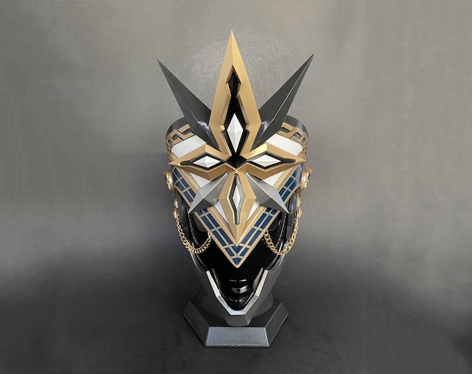Capitano Helmet for Cosplay. Genshin Impact. Cosplay Mask. Il Capitano ...