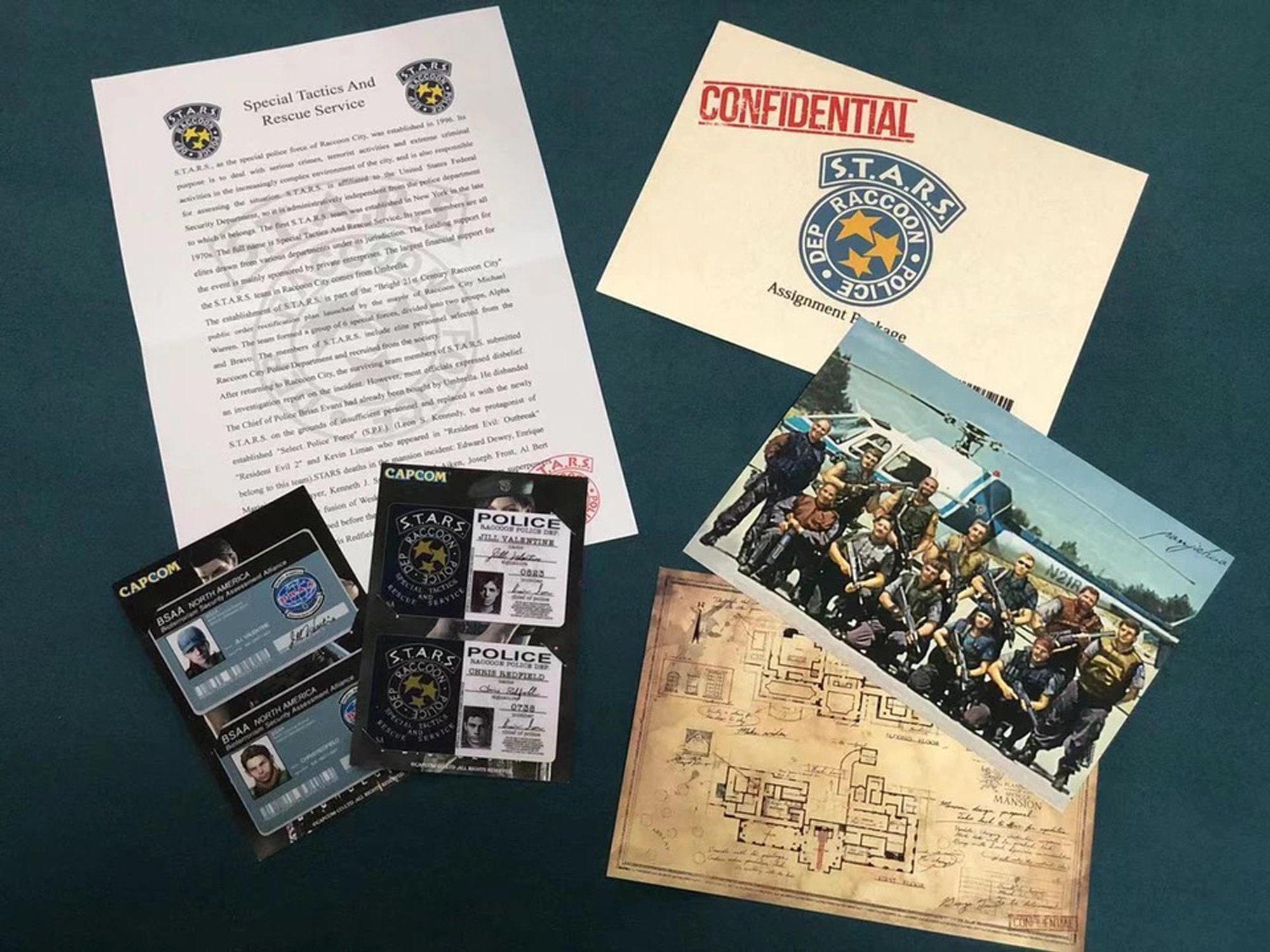 Resident Evil File S.T.A.R.S. Confidential File Spencer - Etsy Singapore