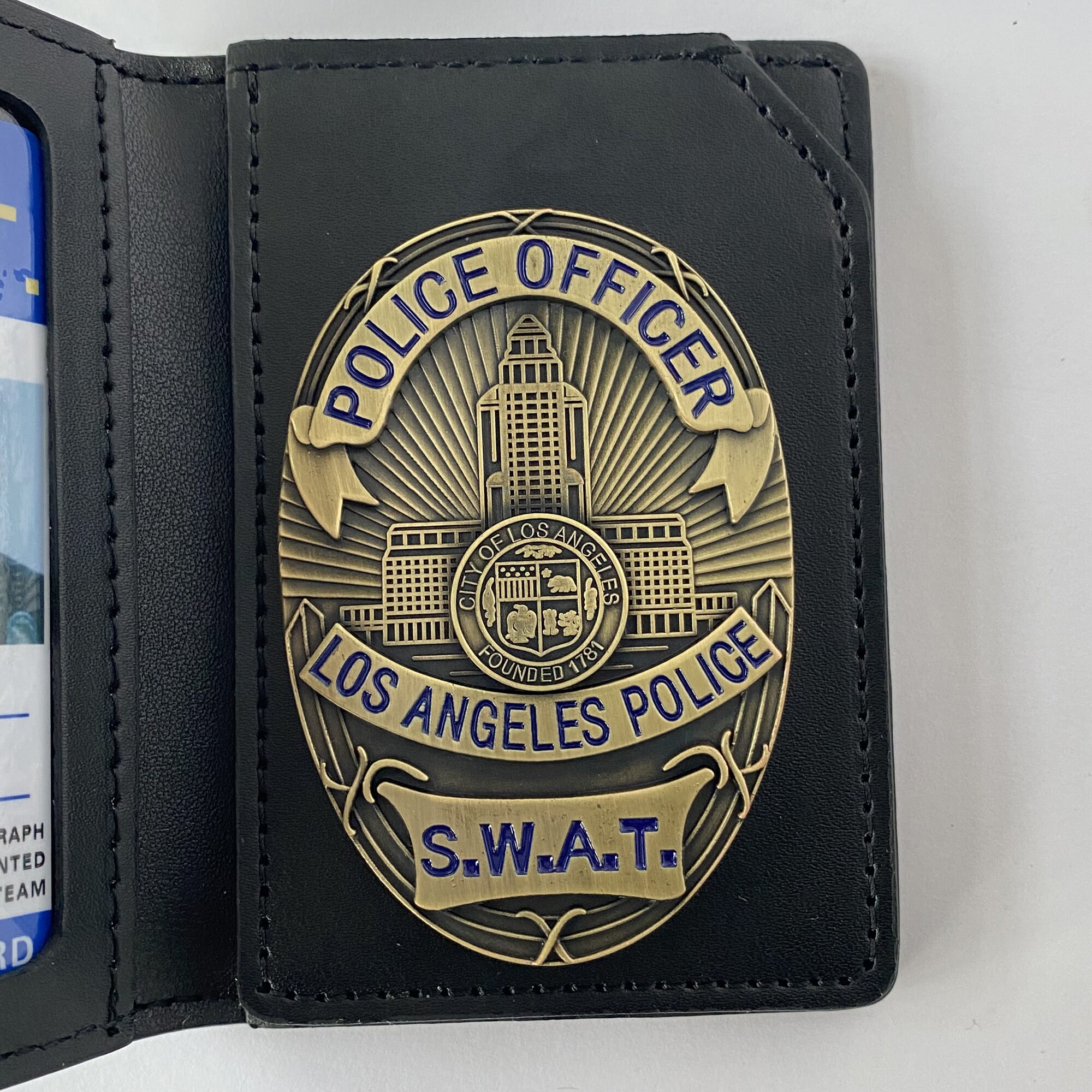 LAPD ID Card Holder Swat ID Card Wallet Los Angeles Police - Etsy Hong Kong