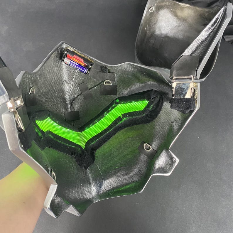 Custom Mask Genji Cosplay Helmet Genji Cosplay Mask Wearable Helmet ...