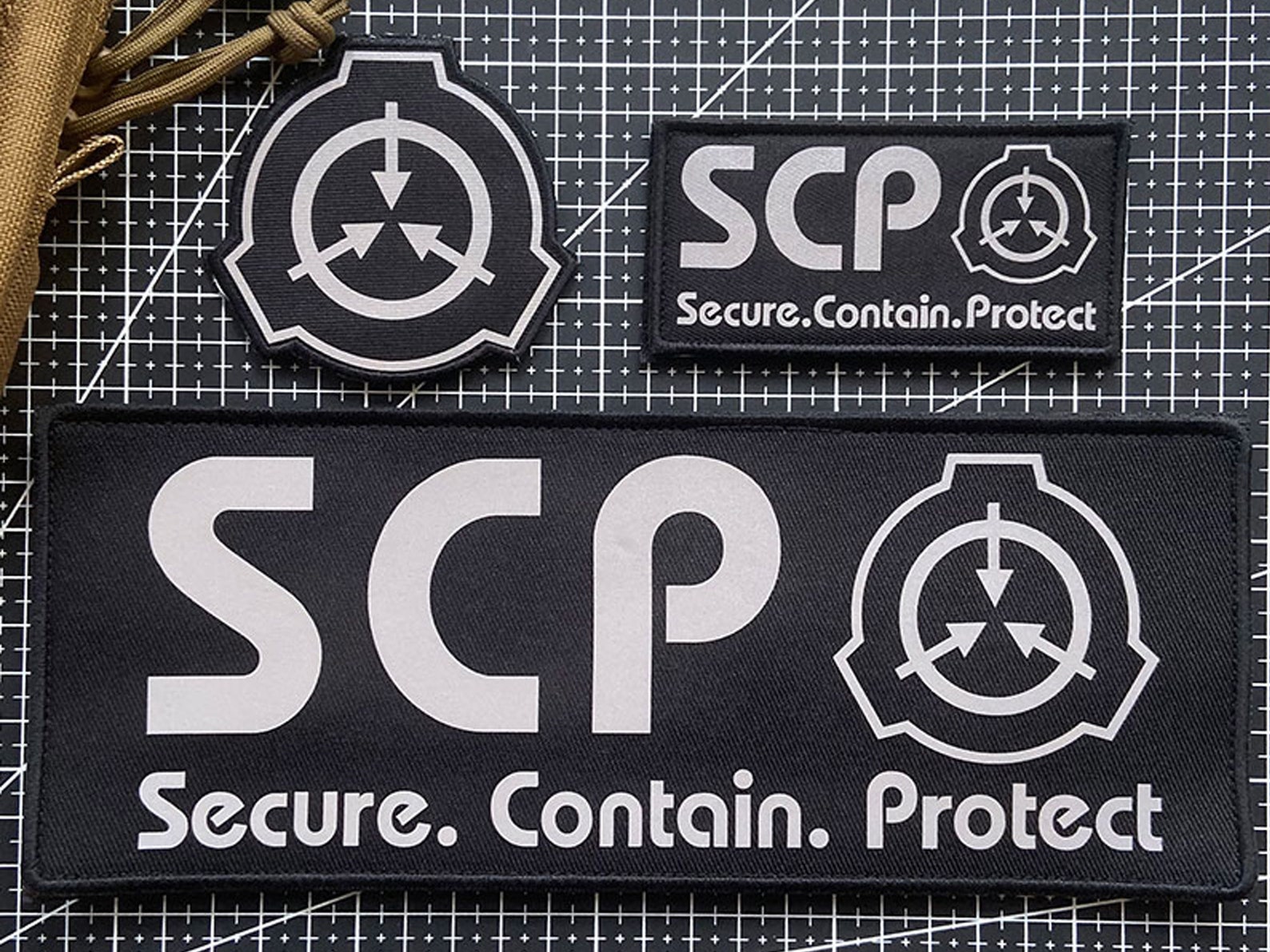 SCP Patch SCP Foundation Velcro Patch Secure Contain Protect | Etsy