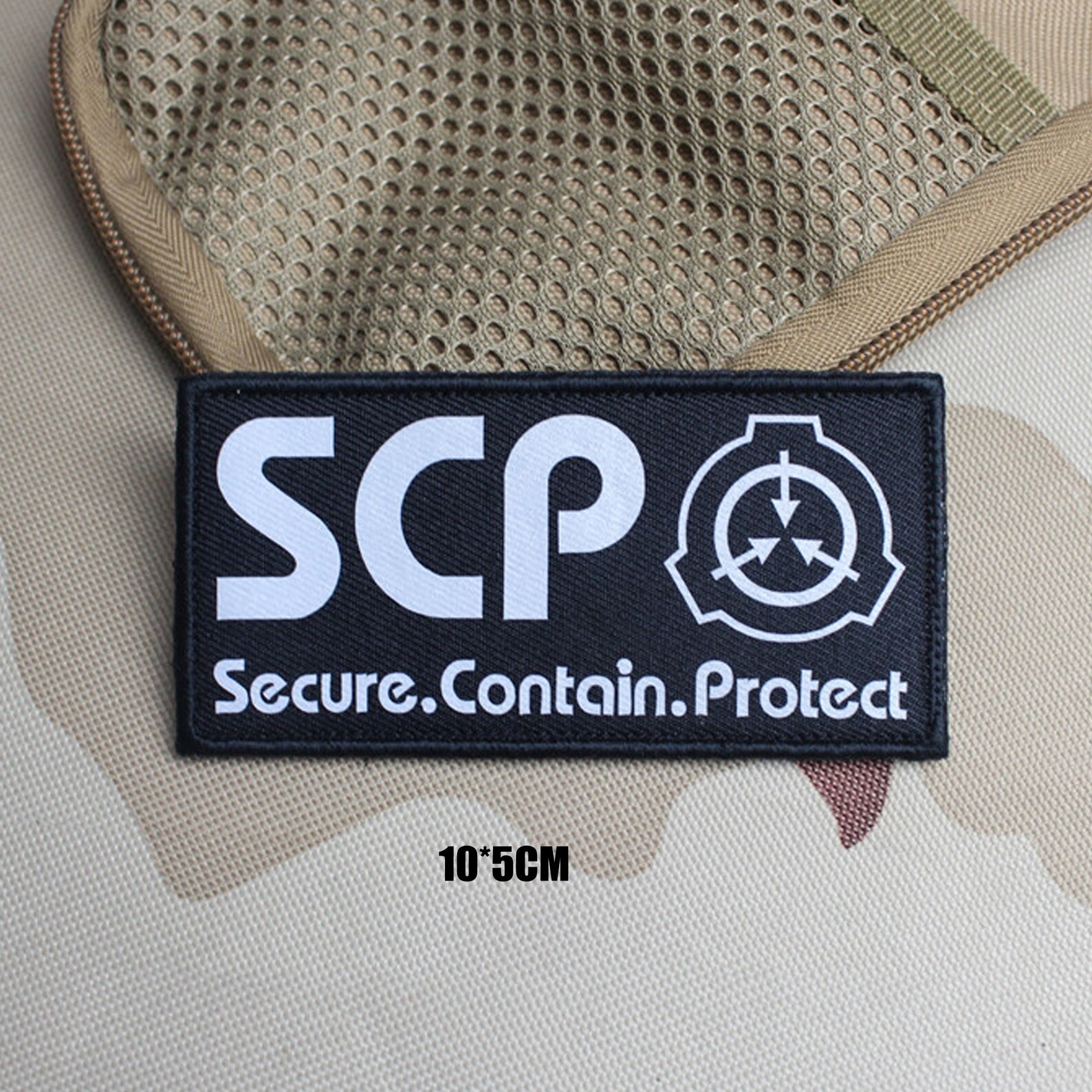 SCP Patch SCP Foundation Velcro Patch Secure Contain Protect | Etsy