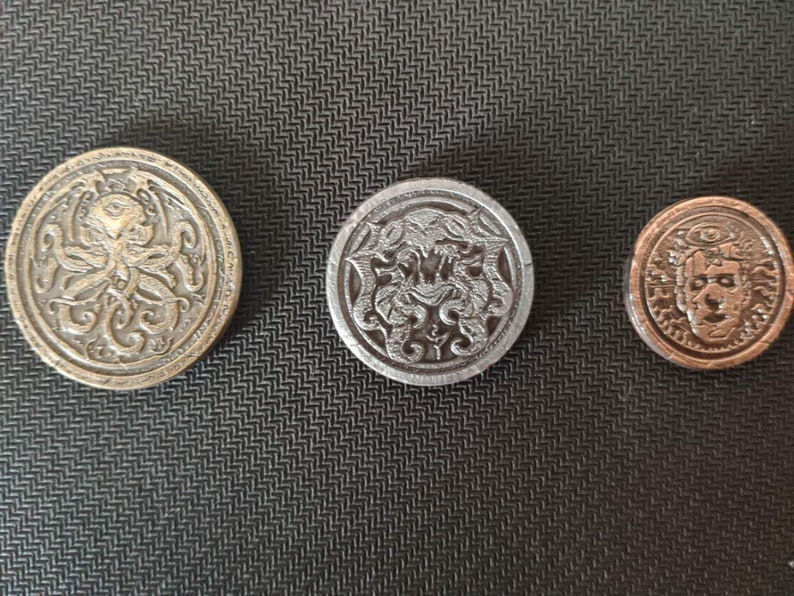 Cthulhu Coin Call of Cthulhu Lovecraft Coin Elder Gods Deep - Etsy
