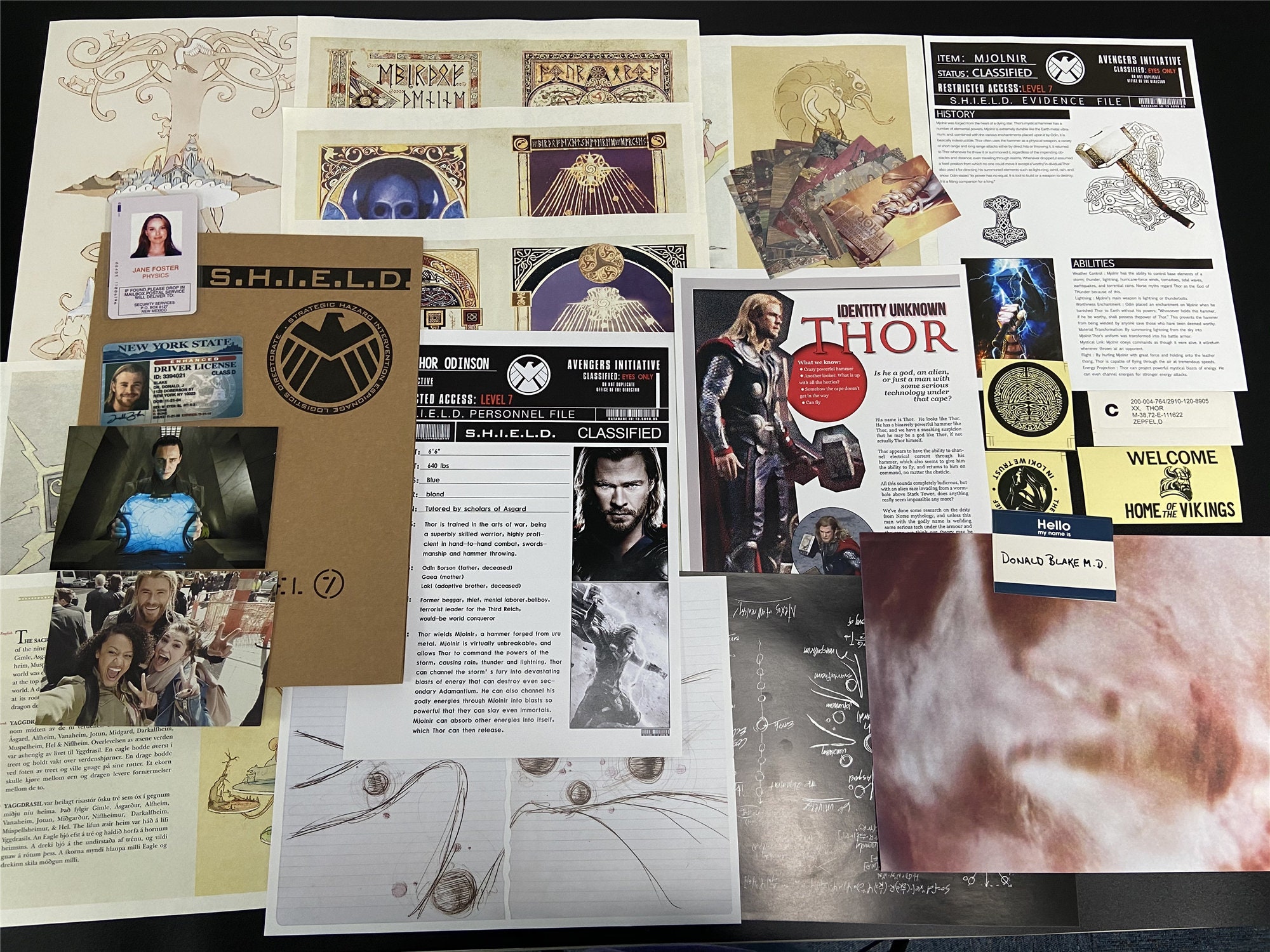 Thor File S.H.I.E.L.D. Top Secret Files Mjolnir Thor’s Notebook, Thors ...