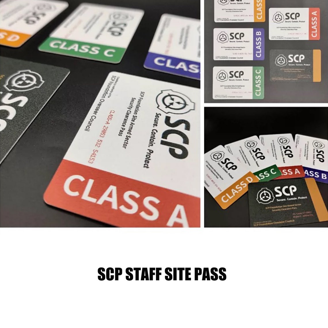 SCP Foundation Card Key Card Sticker Mug Notebook | Etsy