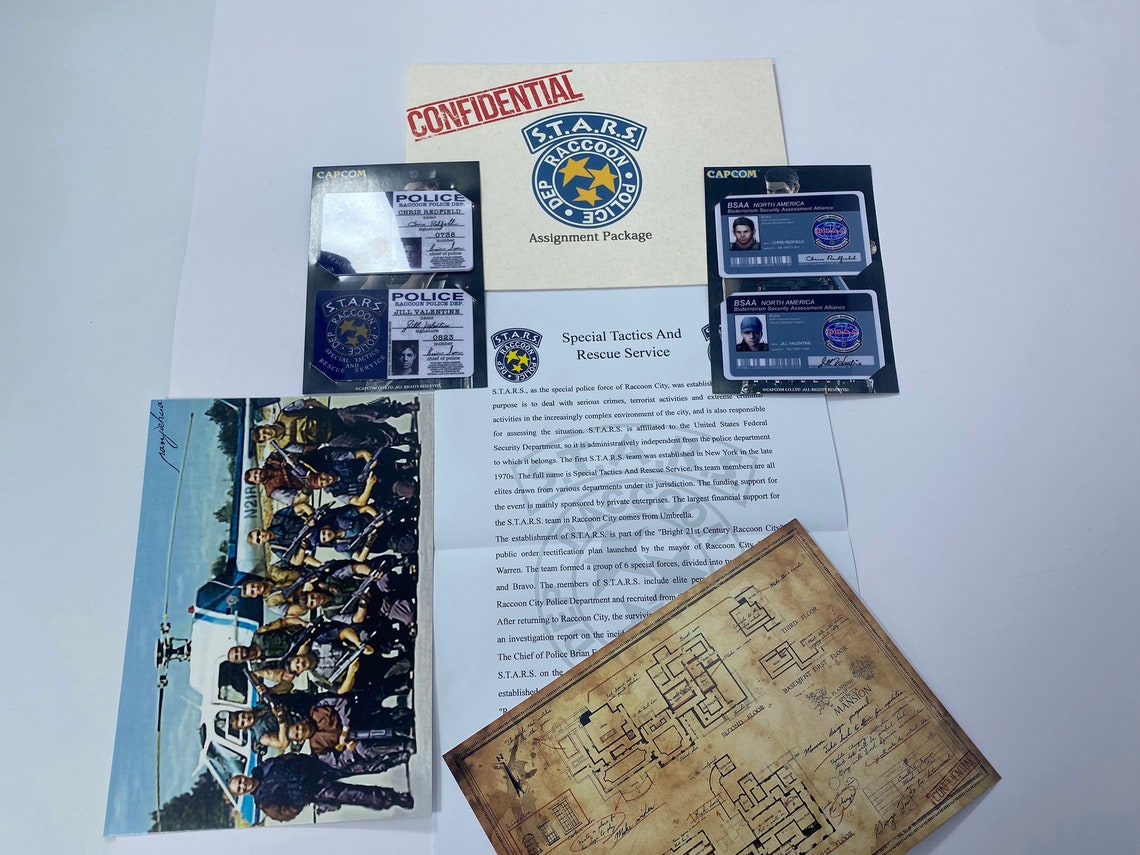Resident Evil File S.T.A.R.S. Confidential File Spencer - Etsy