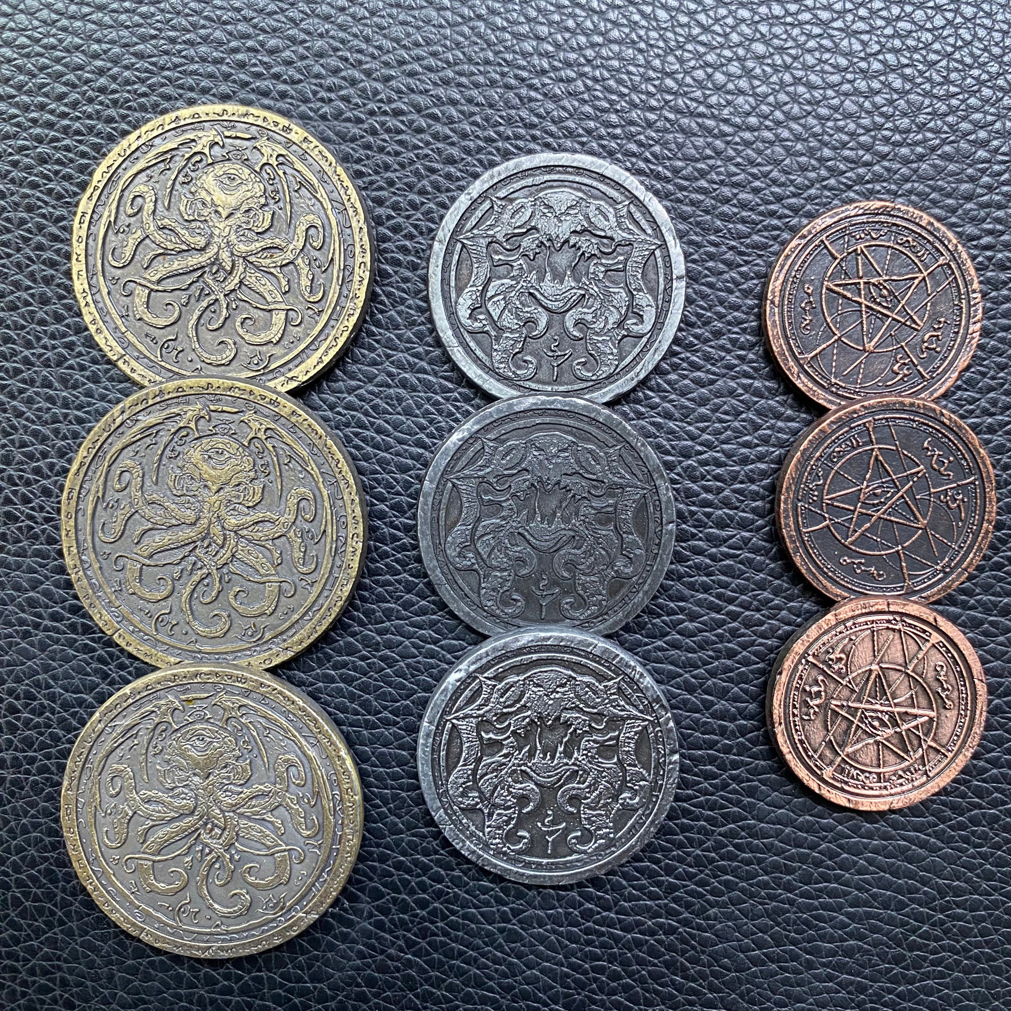 Cthulhu Coin Call of Cthulhu Lovecraft Coin Elder Gods Deep Ones Elder ...