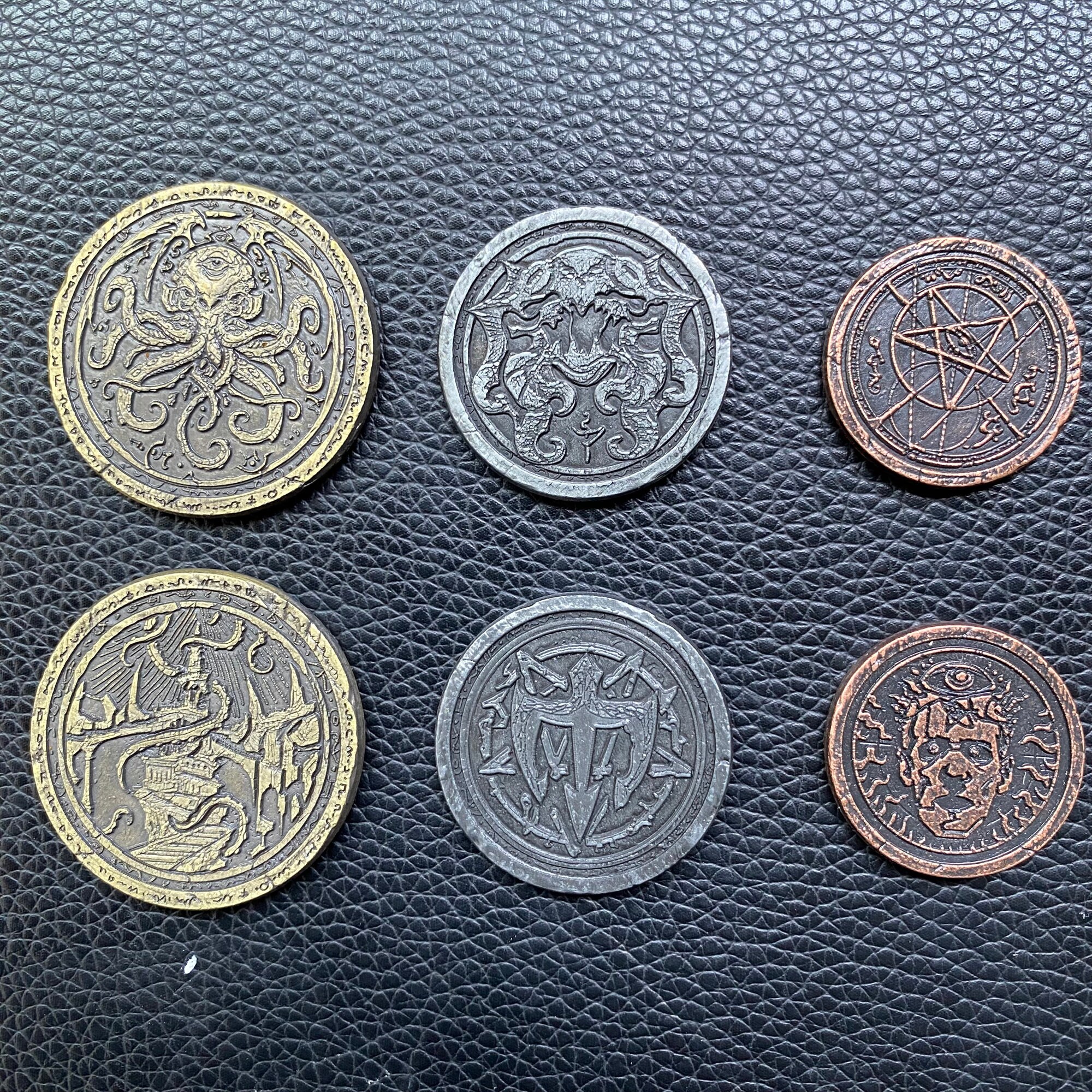 Cthulhu Coin Call of Cthulhu Lovecraft Coin Elder Gods Deep Ones Elder ...