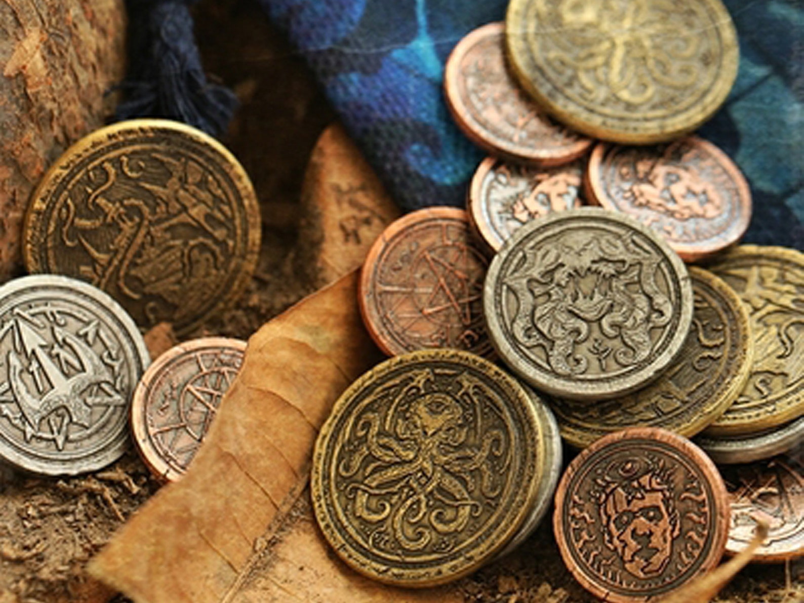 Cthulhu Coin Call of Cthulhu Lovecraft Coin Elder Gods Deep Ones Elder ...