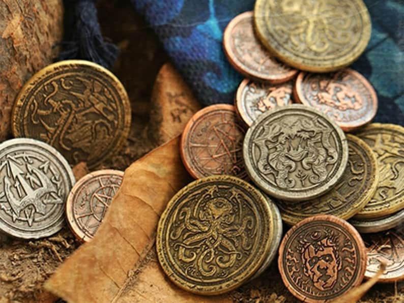 Cthulhu Coin Call of Cthulhu Lovecraft Coin Elder Gods Deep Ones Elder ...