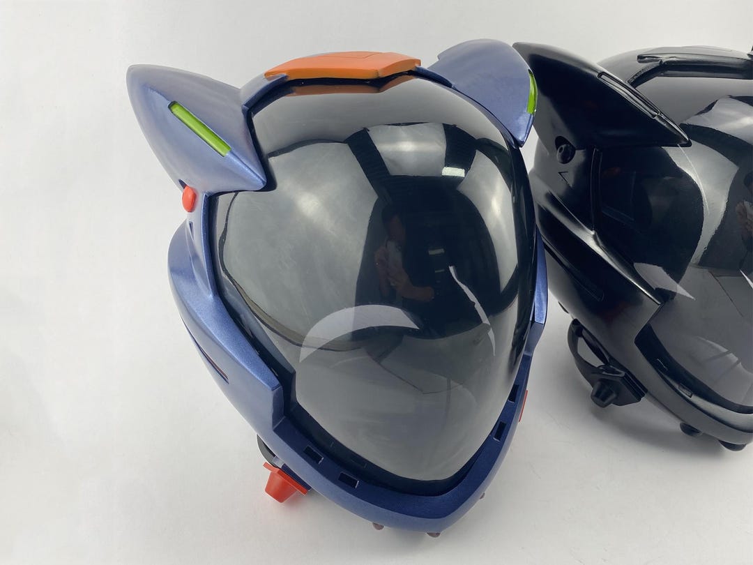 Custom Mask Ayanami Rei Helmet Ayanami Rei Mask Ayanami Rei Cosplay ...