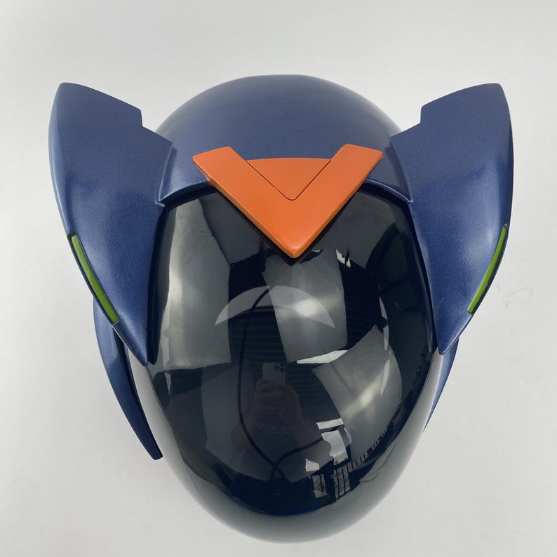 Custom Mask Ayanami Rei Helmet Ayanami Rei Mask Ayanami Rei Cosplay ...