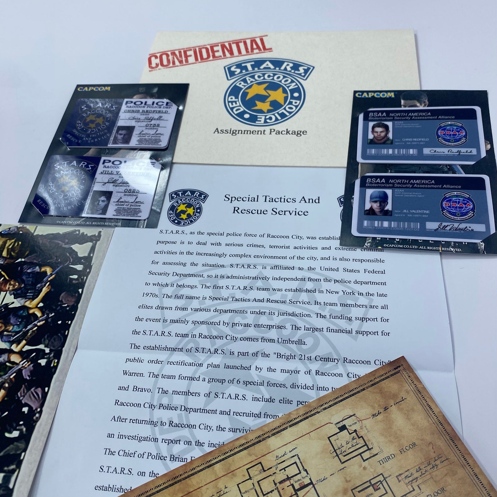 Resident Evil File S.T.A.R.S. Confidential File Spencer - Etsy