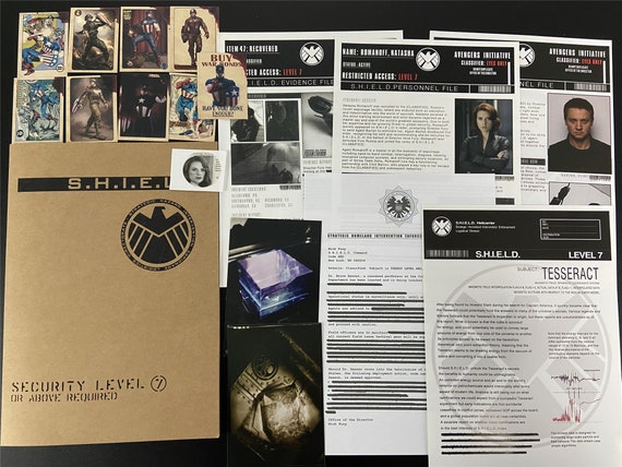 Black Widowhawkeye Captain America S.H.I.E.L.D. Secret File | Etsy