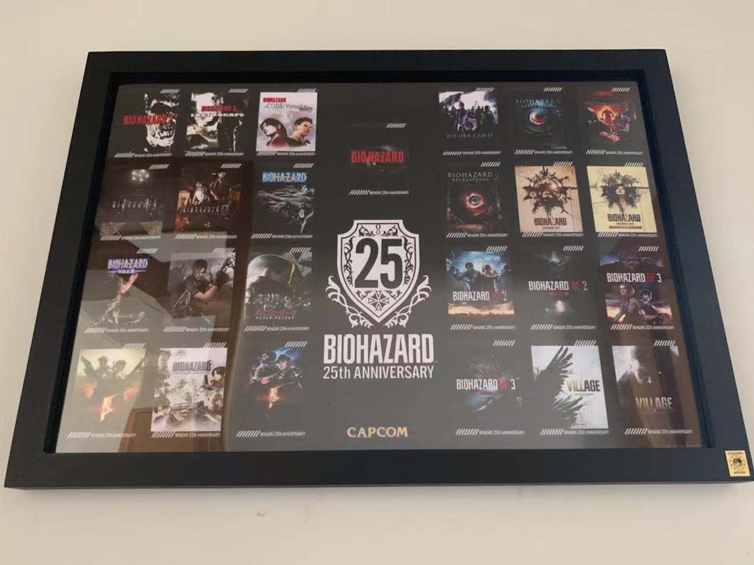 Resident Evil Poster, Resident Evil Frame, Resident Evil 25th ...