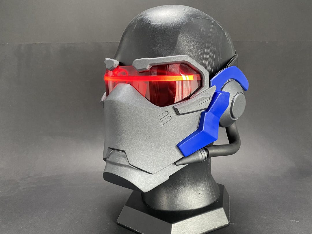 Custom Mask Soldier 76 Cosplay Mask Video Game Accessories Helmet ...