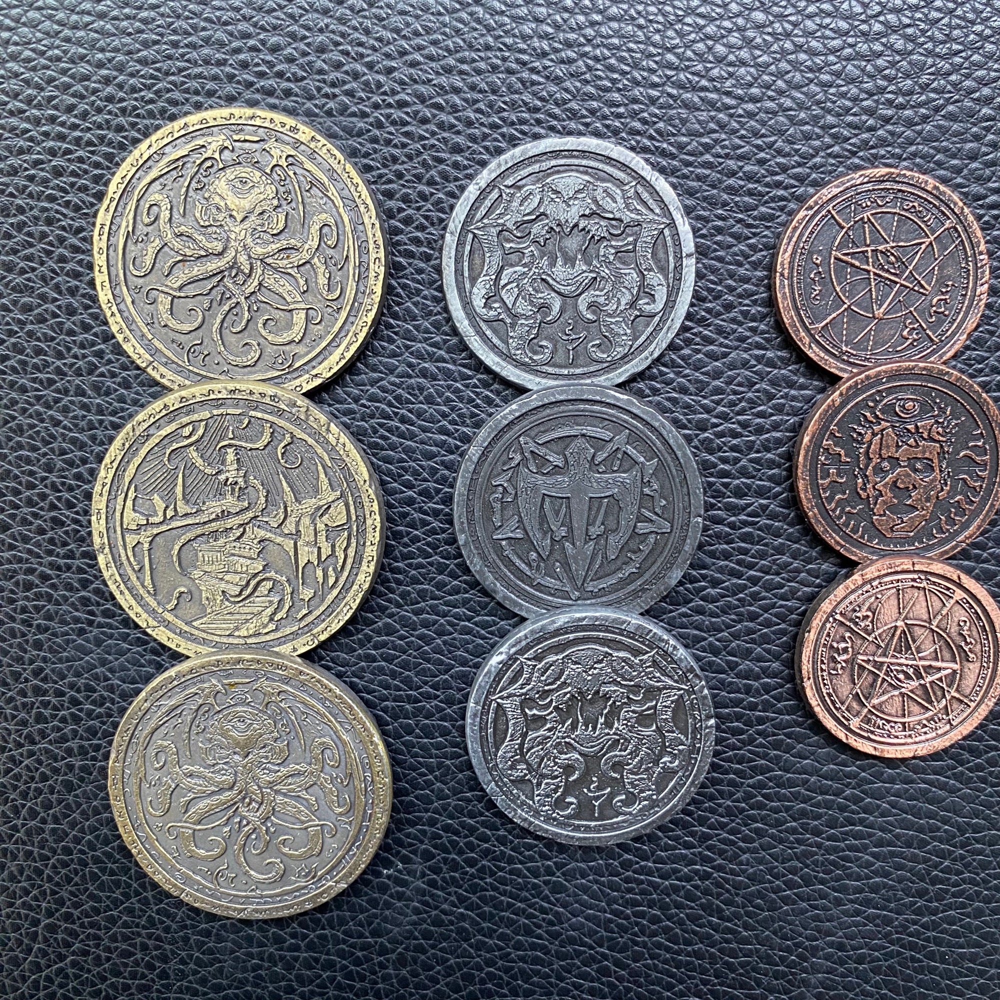 Cthulhu Coin Call of Cthulhu Lovecraft Coin Elder Gods Deep Ones Elder ...