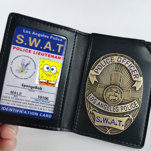 Police Badge Wallet - Etsy