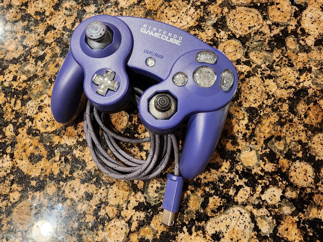 Magnetic Indigo Phob Gamecube Controller for Smash - Etsy