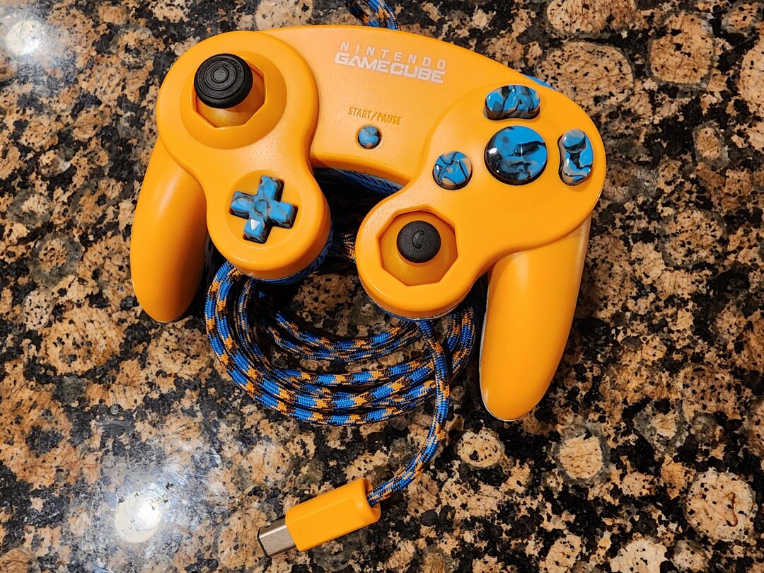 Surf's up Orange Spice Phob Gamecube Controller for Smash - Etsy