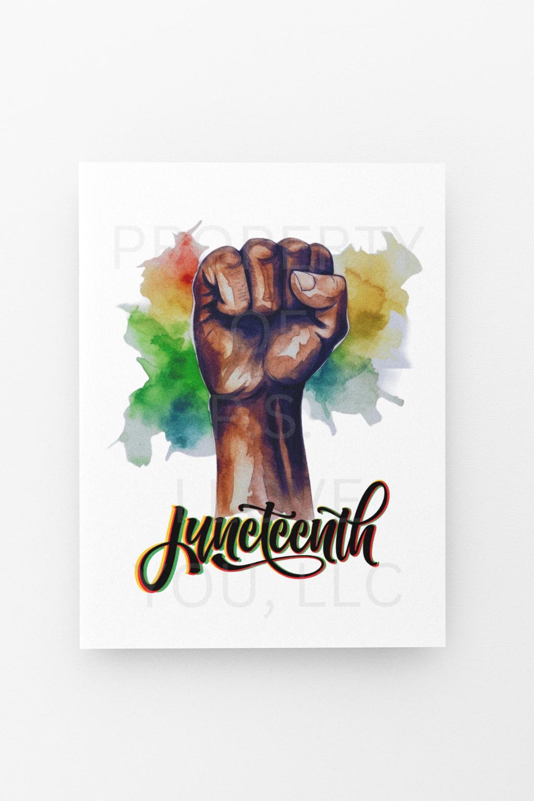 Black Greeting Card | Juneteenth - Etsy