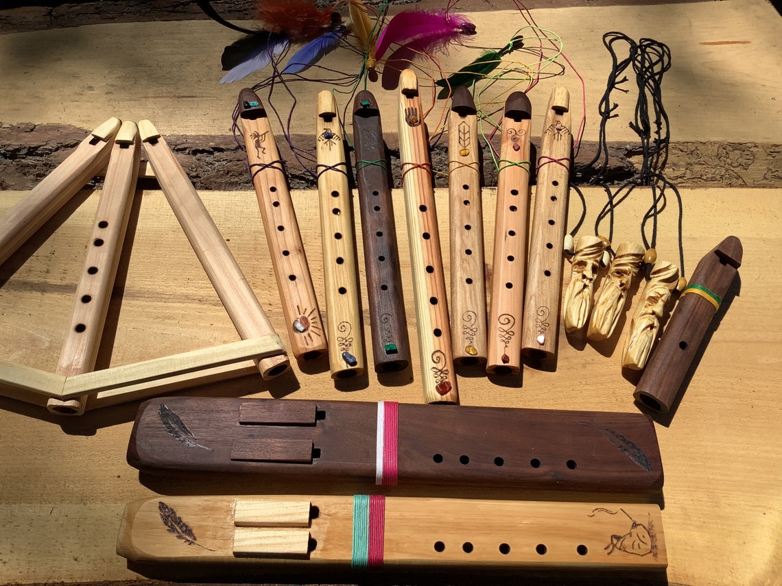 Handcrafted Native American Wind Flute. Recorder End Blown - Etsy