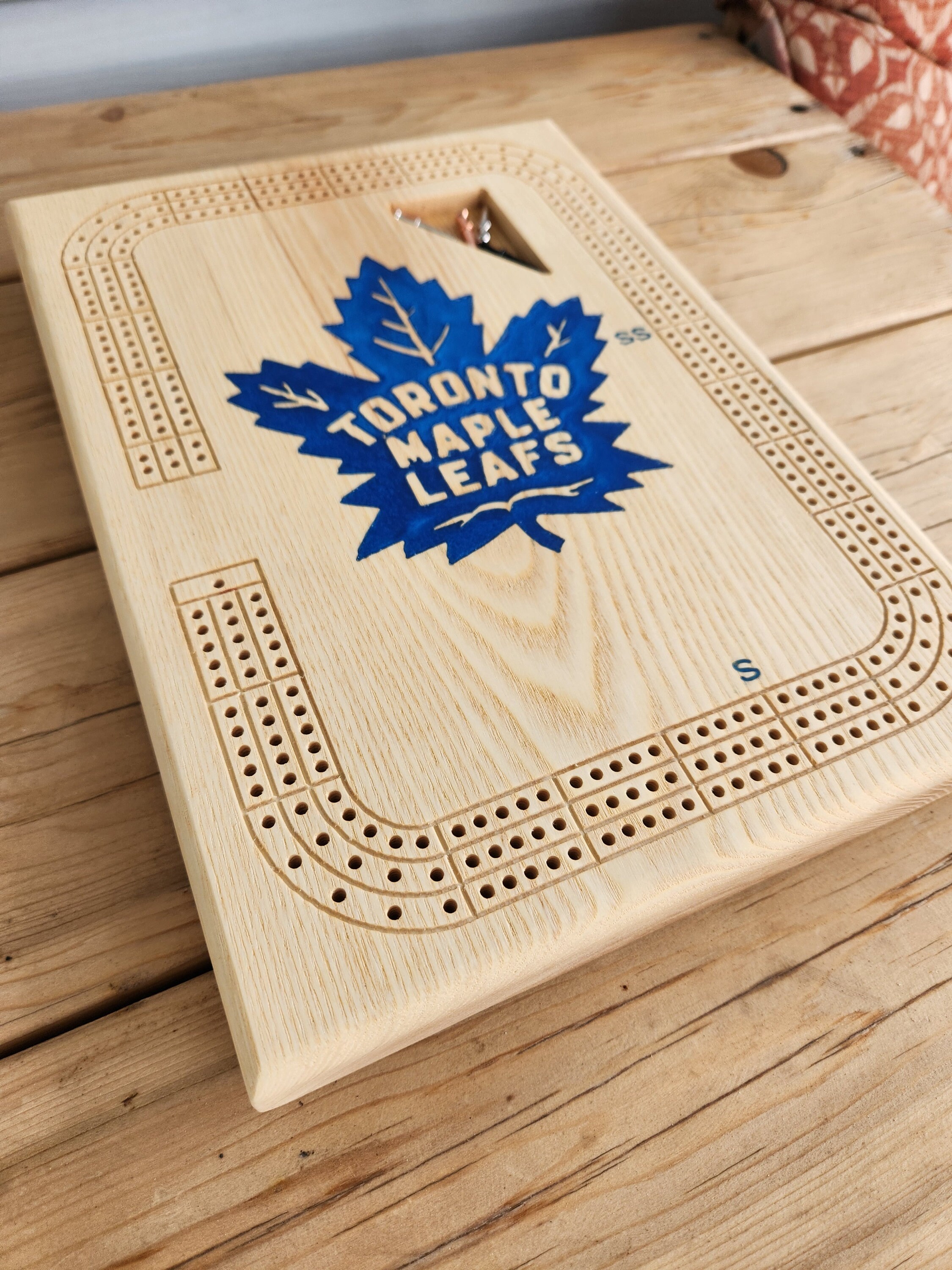 Cribbage Board - Toronto Maple Leafs - Etsy