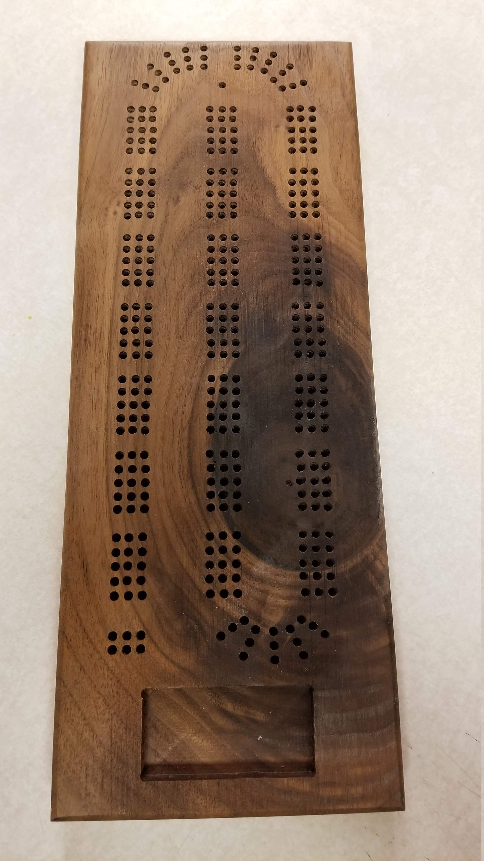 Walnut Cribbage Board - Etsy