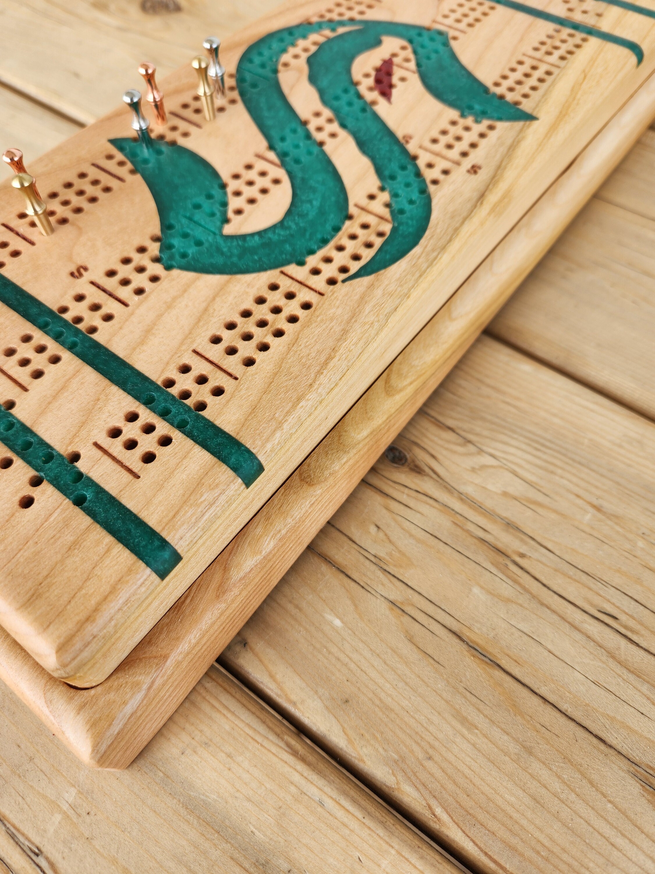 Cribbage Board Seattle Kraken 2pc - Etsy