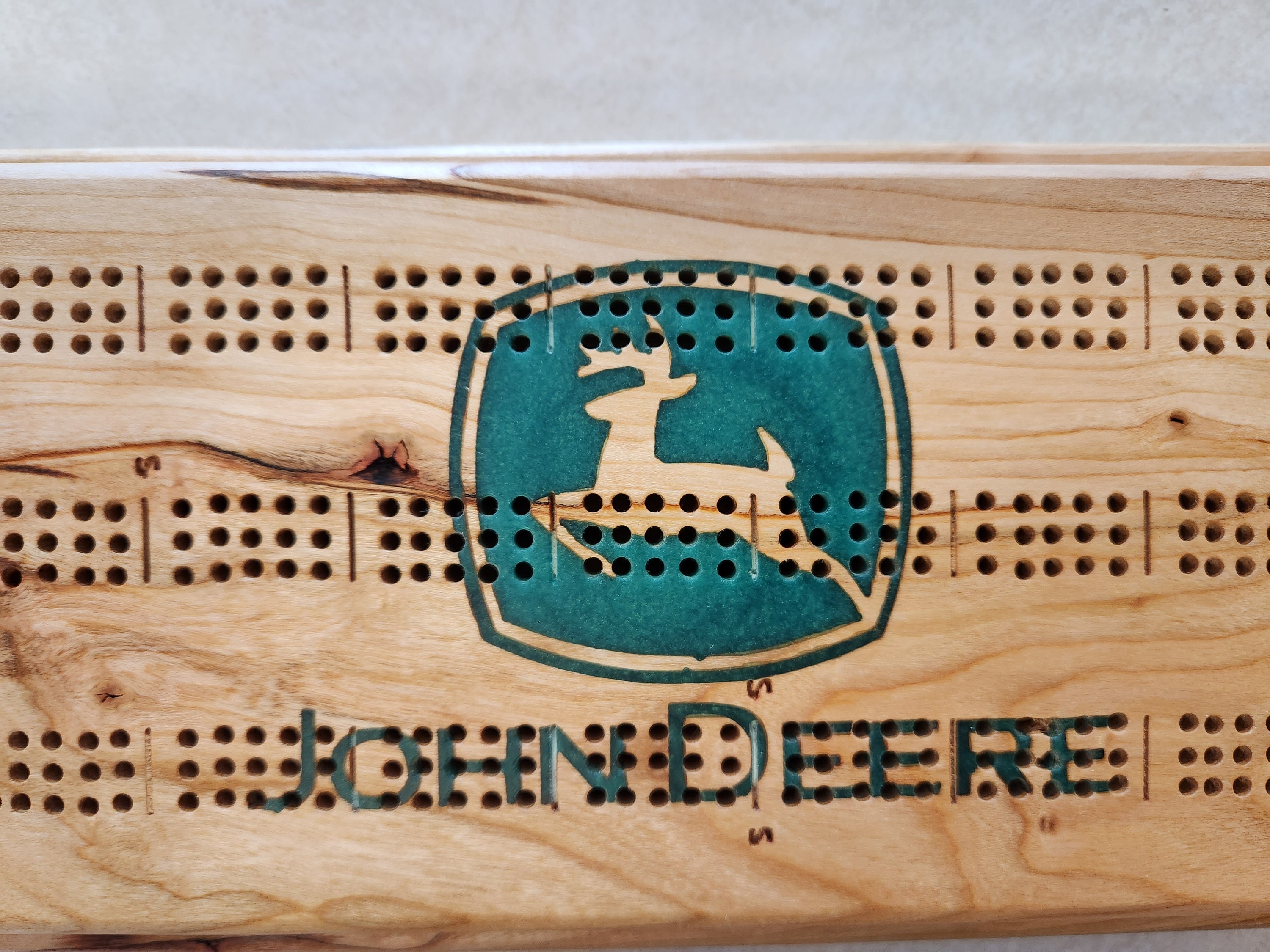 Cribbage Board - John Deere (2pc) - Etsy