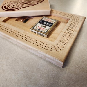 Cribbage Board - Detroit Red Wings - Etsy