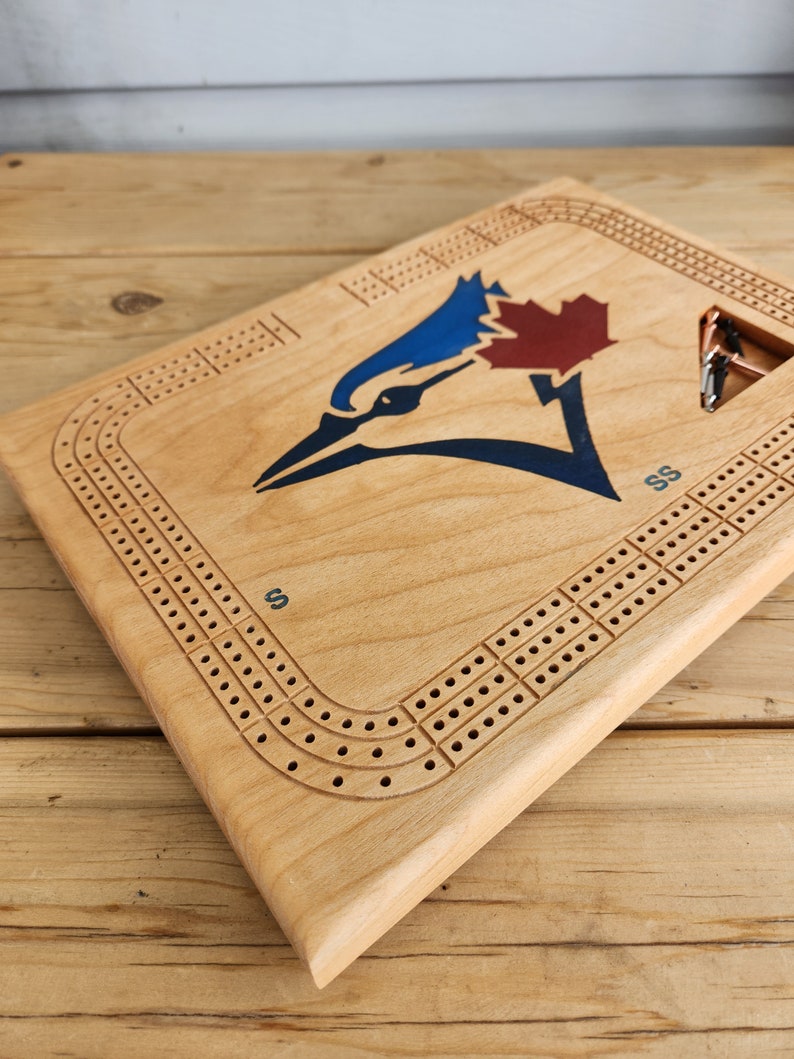 Cribbage Board - Toronto Blue Jays - Etsy Canada