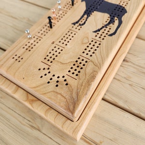 Cribbage Board - Moose (2 Pc) - Etsy